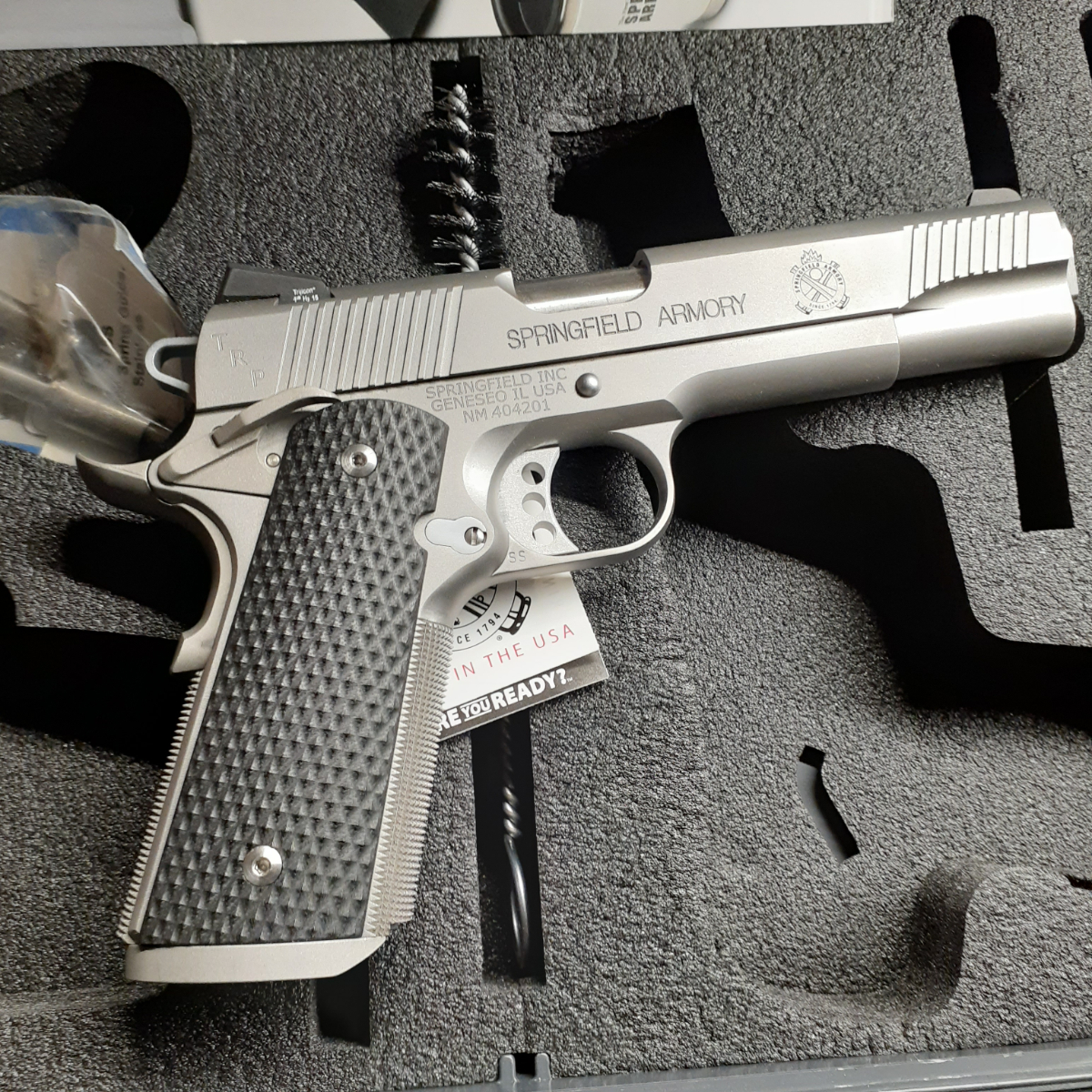 Hard To Find Springfield 1911 Tactical Trp Stainless Steel .45acp ...