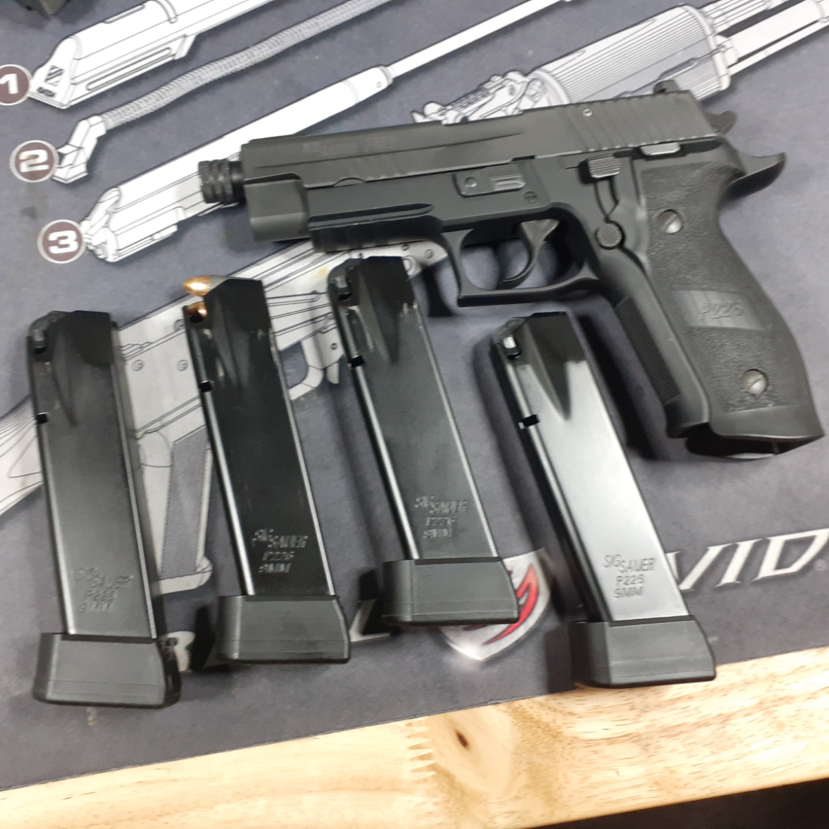 SIG SAUER DISCONTINUED SRT P226 TAC0PS 226 THREADED BARREL/THREAD ...