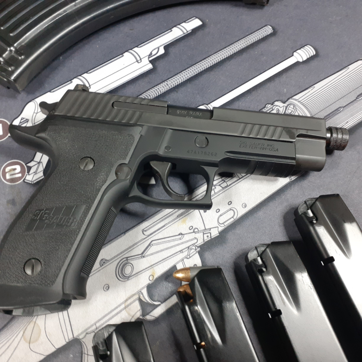 SIG SAUER DISCONTINUED SRT P226 TAC0PS 226 THREADED BARREL/THREAD ...