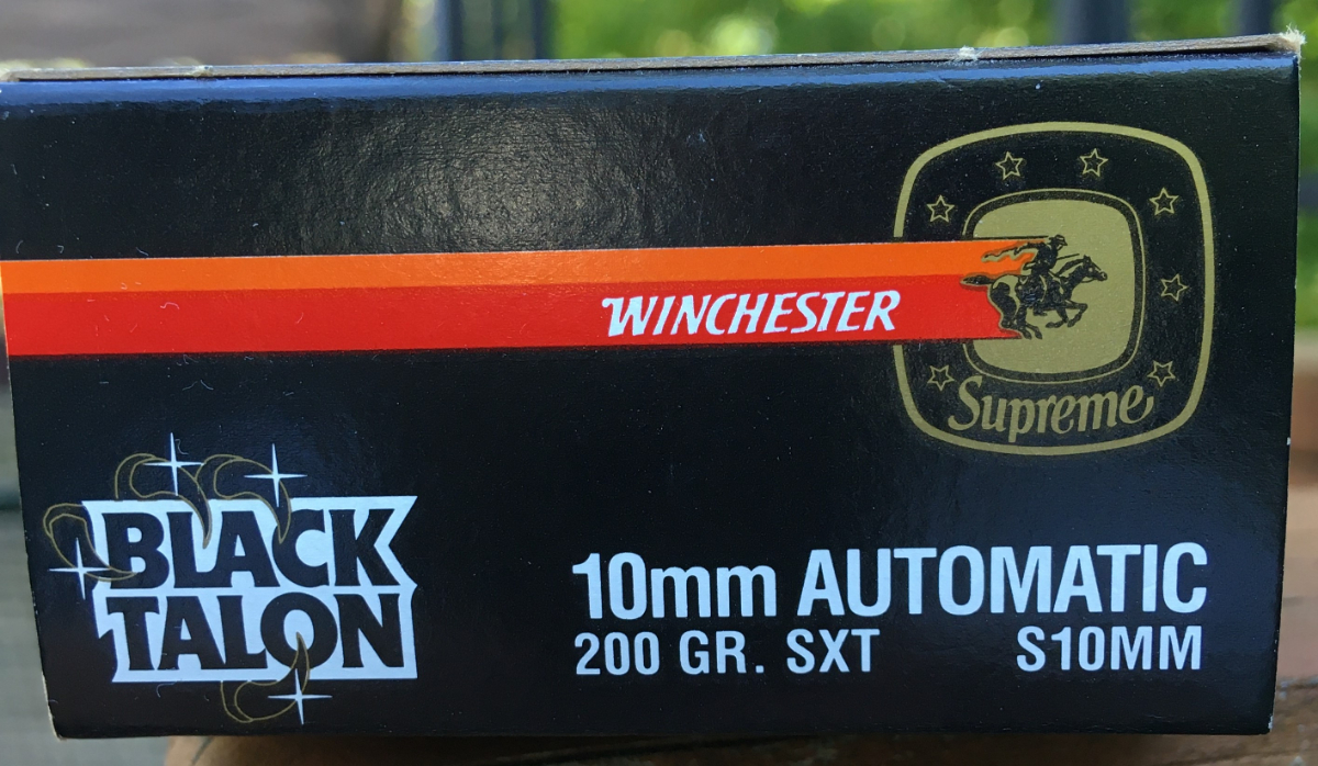 Winchester Black Talon - 10mm Auto - 20 Rounds - 200 Grain - SXT ...