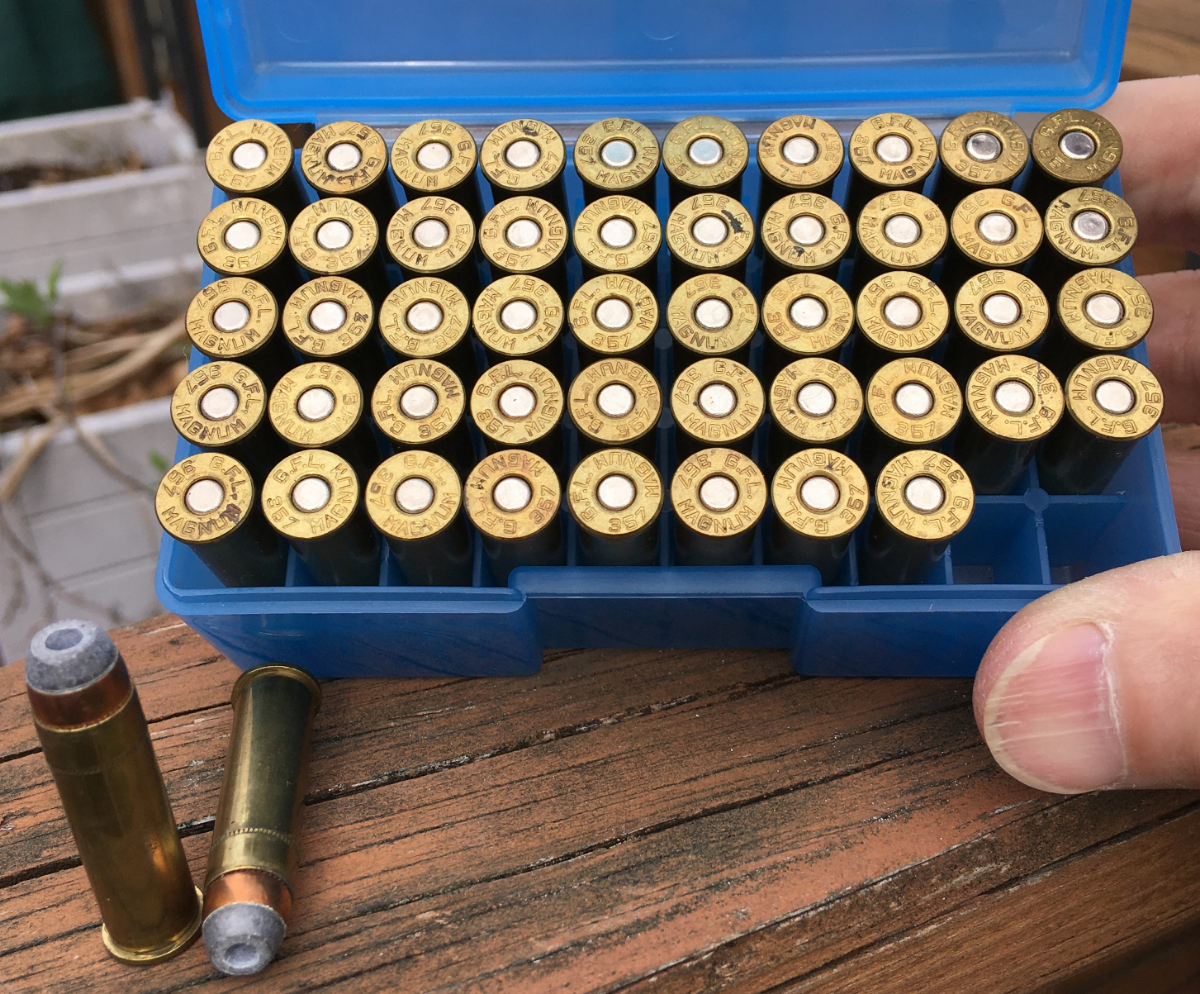 Handloaded Ammo - .357 Magnum - 50 Rounds - 125 Grain - Semi-Jacketed ...