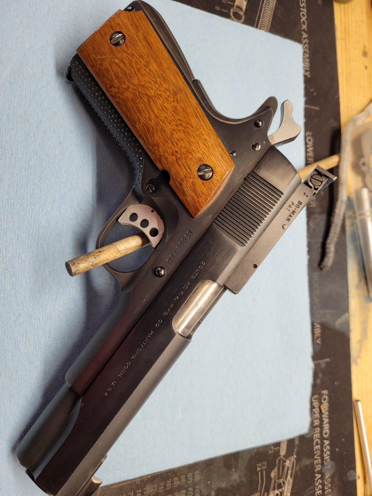 Clark (Colt) A Jim Clark Custom 1911 Built From A Colt Govt Model Super ...