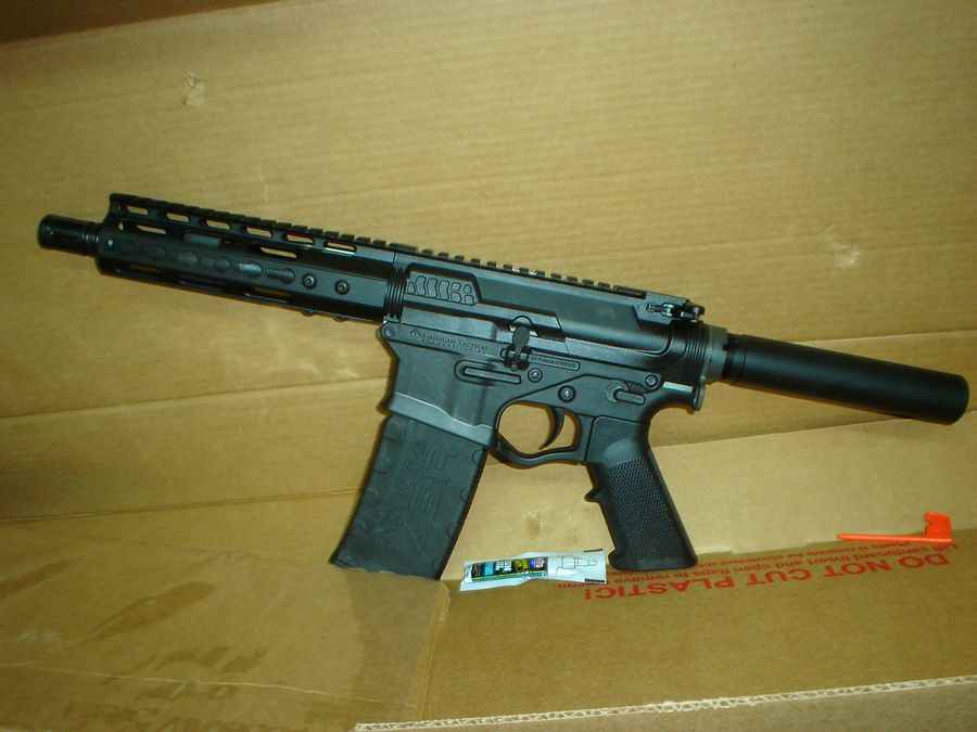 Ati Ar 15 Type Pistol New In The Box Amazing Handheld Power 5.56mm Nato ...