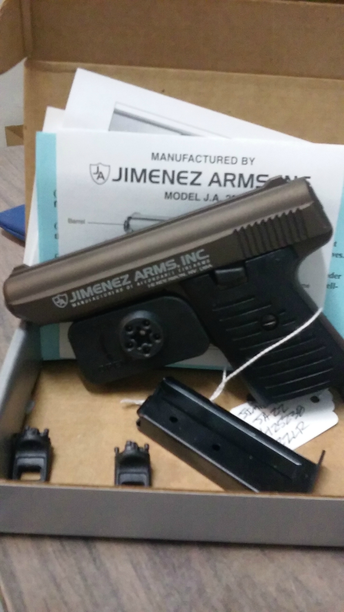 Brand New In The Box Jimenez Arms Inc Semi Auto .22lr Pistol Made In ...