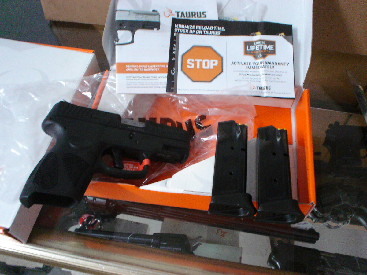 Taurus ...... G2c 12 Round Hi Cap Compact 9mm Pistol New In Box No ...