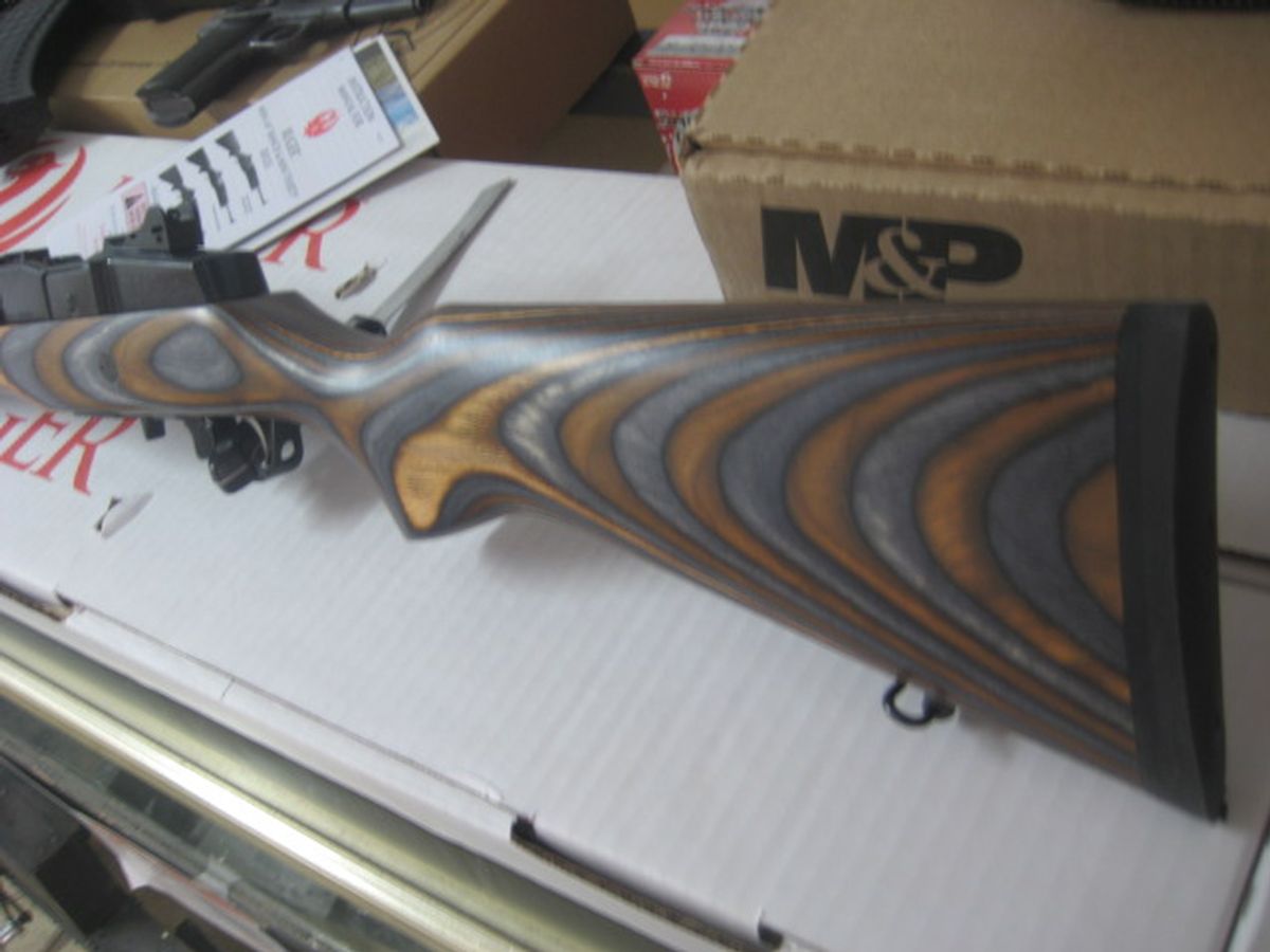 Ruger Mini-14 Ranch 5.56 Brown & Black Laminate Chevron 1 Of 300 Only 5 ...