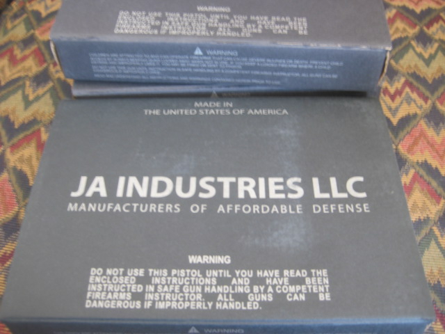 Ja Industries Llc Ja Industries Model J. A. Nine Black Nice Weight 9mm ...