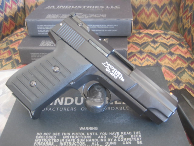 Ja Industries Llc Ja Industries Model J. A. Nine Black Nice Weight 9mm ...