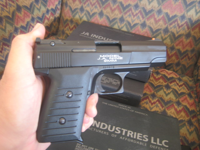 Ja Industries Llc Ja Industries Model J. A. Nine Black Nice Weight 9mm ...