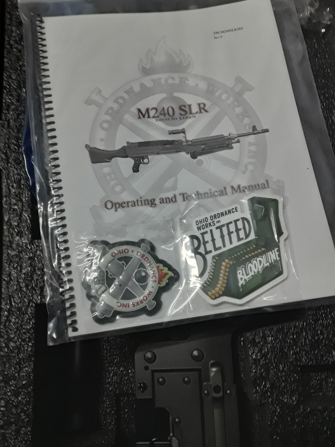 OOW Ohio Ordnance Works Inc, M240-SLR, 7.62NATO, 20" Barrel. Chain fed ...