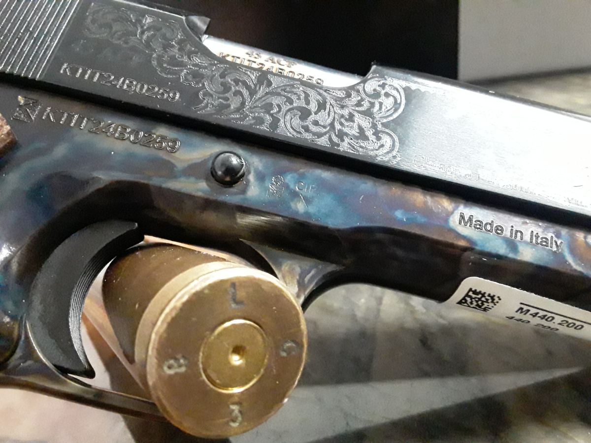 Charles Daly Cd 1911 Case Color Masterpiece And Engraved 45 Acp Blow ...