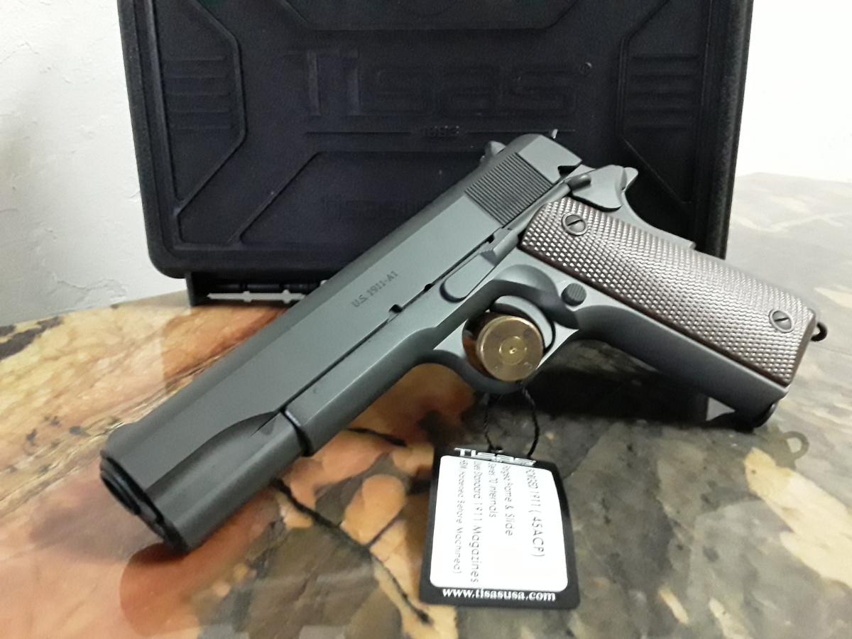Tisas 1911 GI ARMY style 45ACP semiauto NEW IN BOX WITH WARRANTY semi ...