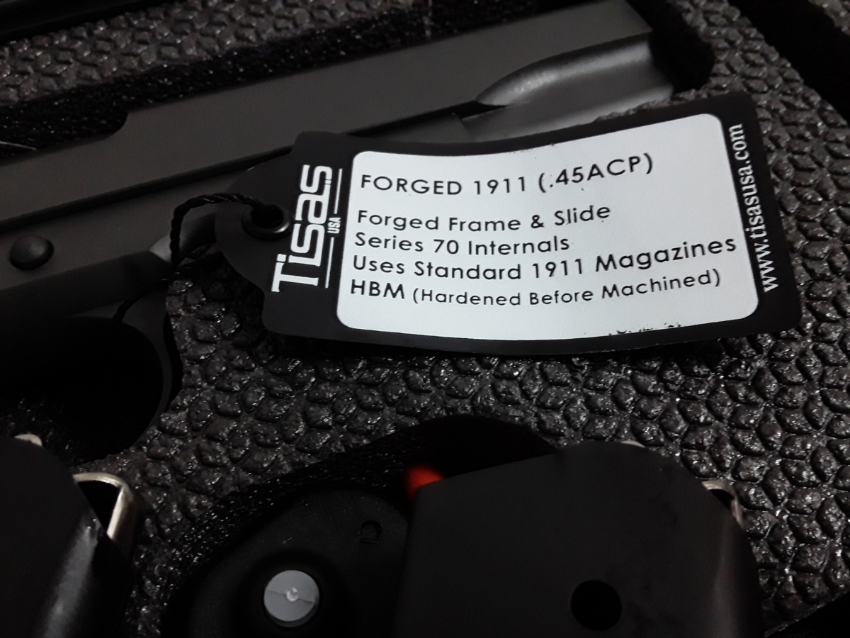 Tisas 1911 GI ARMY style 45ACP semiauto NEW IN BOX WITH WARRANTY semi ...