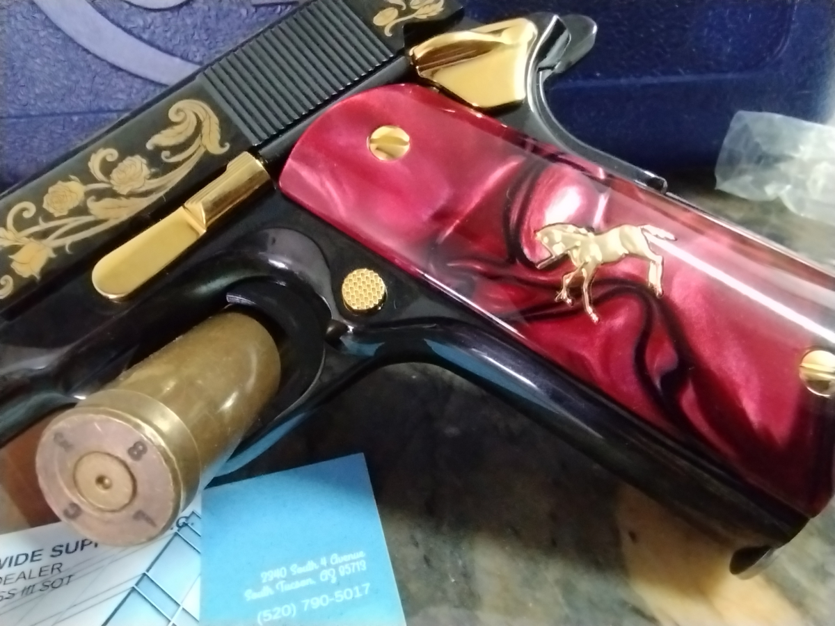 Colt 1911 Government Saint Series Santa Muerte 5" 38 Super Auto +P ...