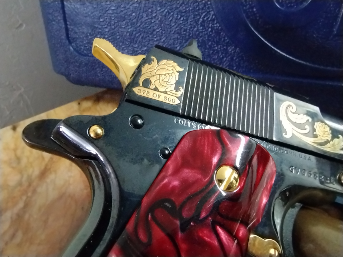 Colt 1911 Government Saint Series Santa Muerte 5" 38 Super Auto +P ...