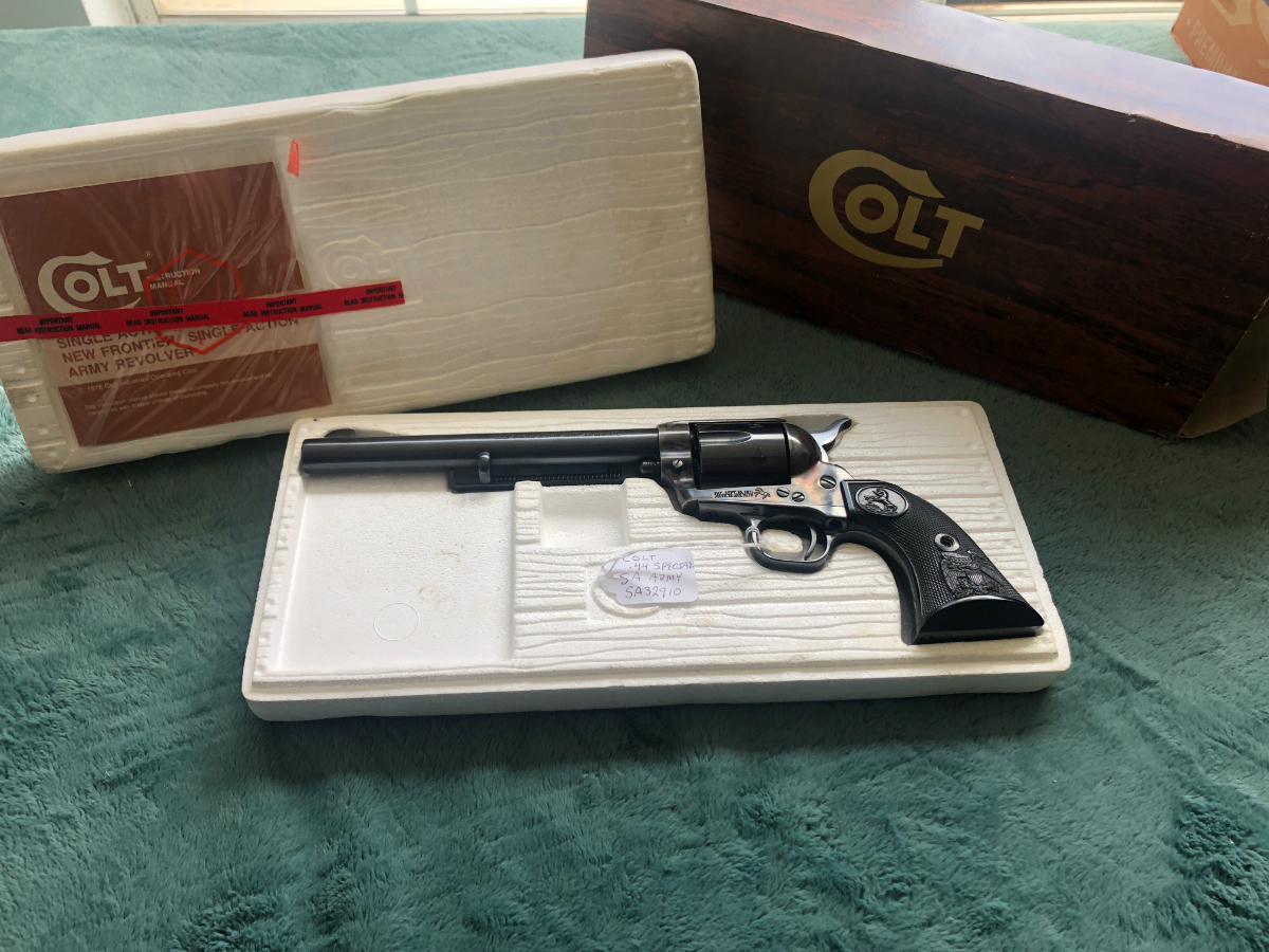 Colt SAA 7" barrel in new condition with box .44 Special 17232801 ...