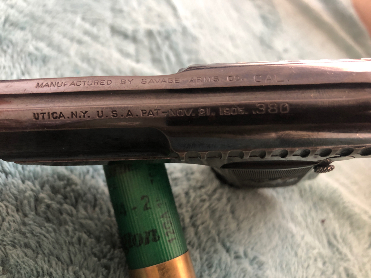 Savage Model 1907 .380 Semi Auto Pistol .380 Acp For Sale at GunAuction ...