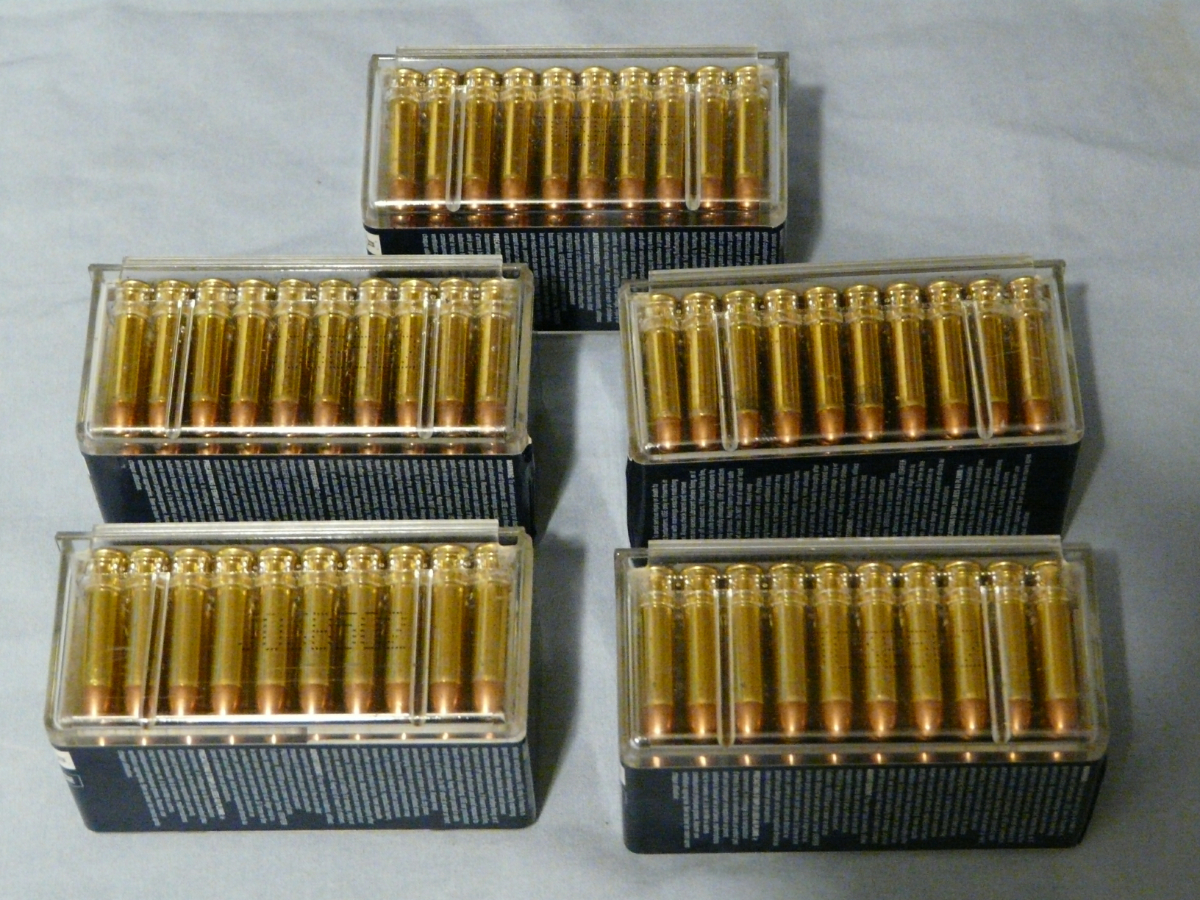 Fiocchi 250 Rounds Of Factory Sealed New Rounds .22 WMR Win Mag 40 ...