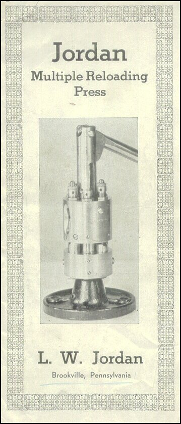 Jordan Reloading Press w/ 30-06 & 38 Spl. Dies - Picture 4