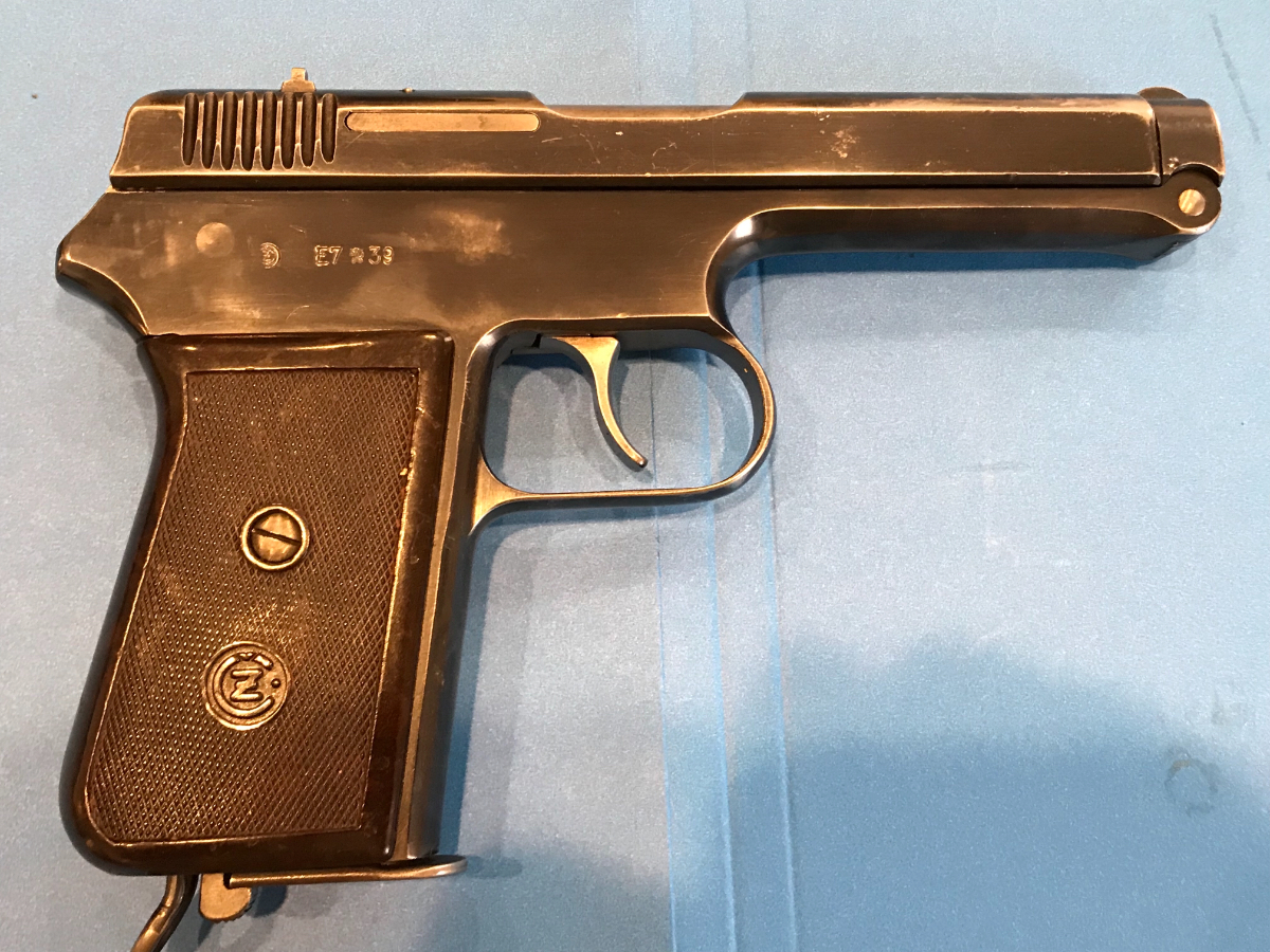 Cz-Brno Nazi German Cz 38 Model P39t With Original Holster .380 Acp For ...