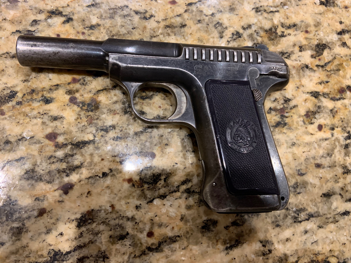 Savage Model 1907 Manufactured In 1910 .32 Auto (7.65 Browning) For ...