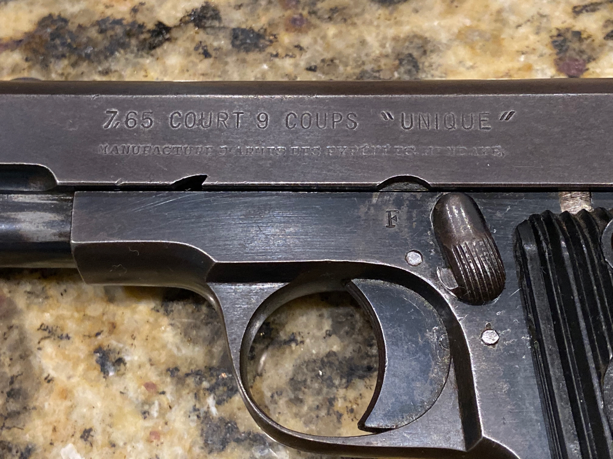 Unique Model 17 Nazi French Ww2 Production Waa251 .32 Auto (7.65 ...
