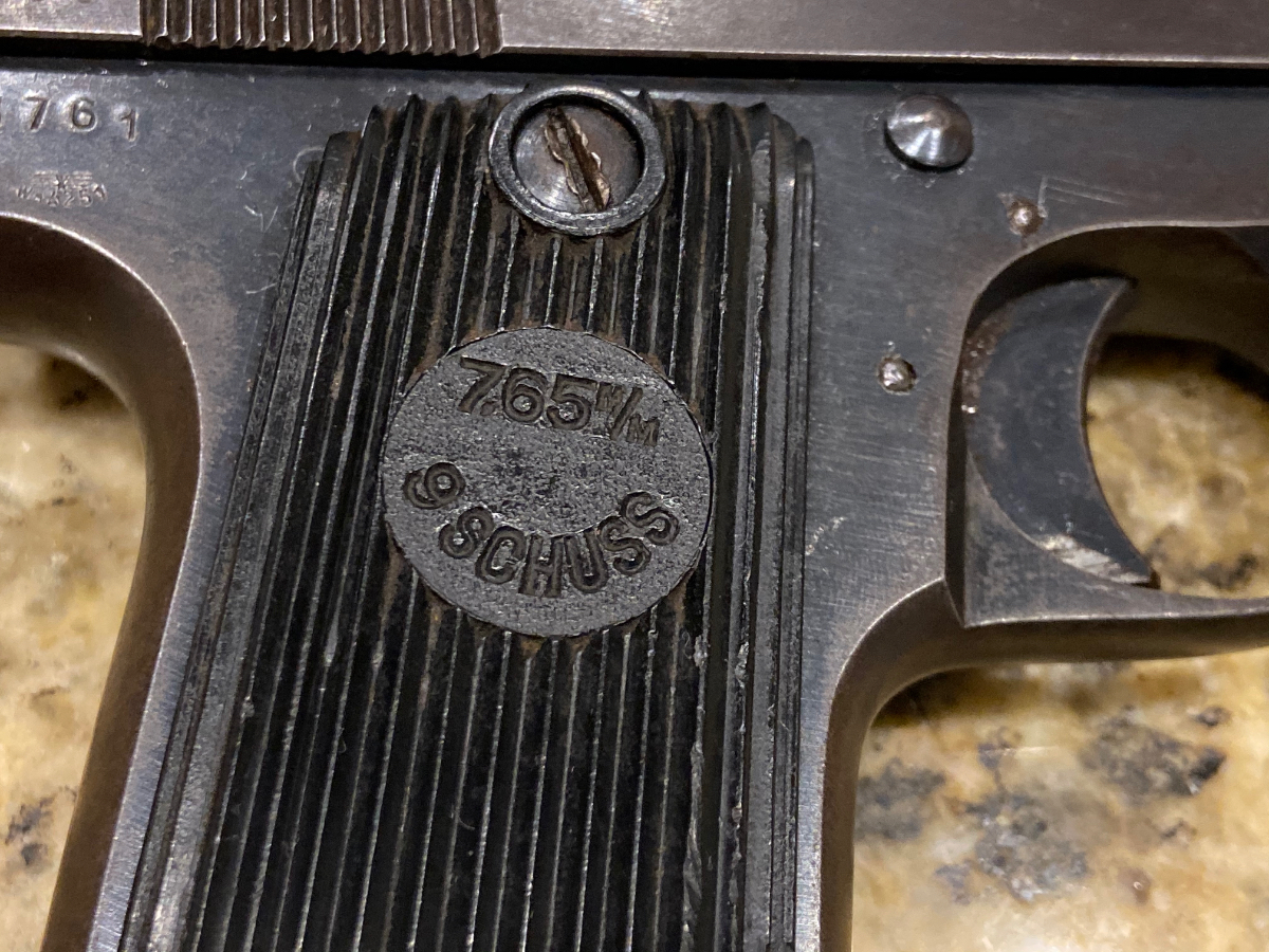 Unique Model 17 Nazi French Ww2 Production Waa251 .32 Auto (7.65 ...