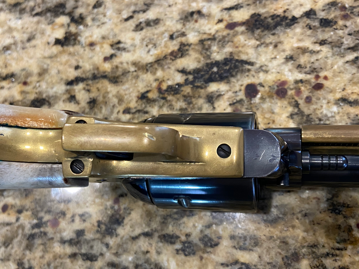 Ruger Super Blackhawk Factory Brass Frame Stag Grips Manufactured 1973 ...