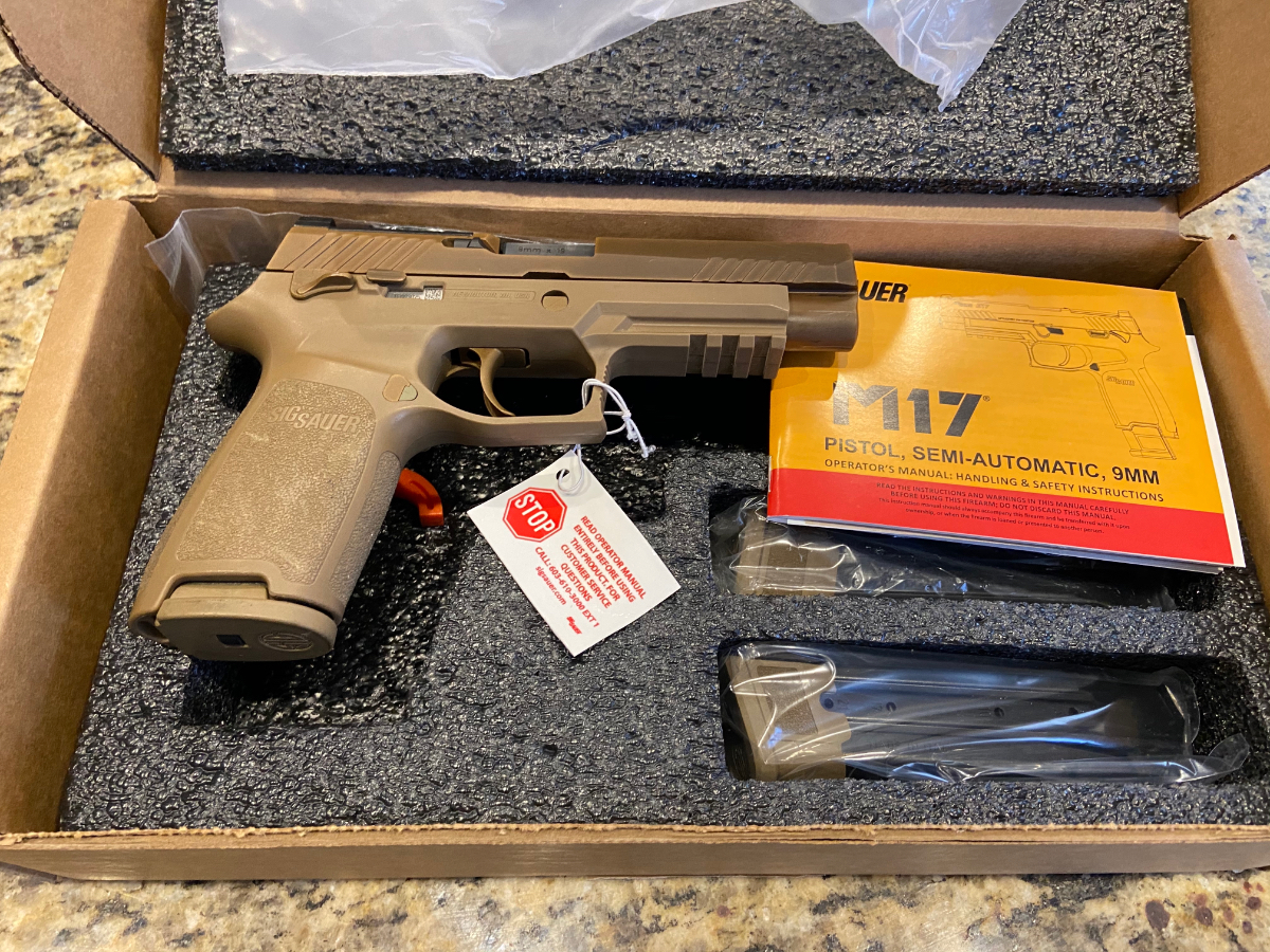 SIG Sauer M17 U.S. Army Surplus Current Issue