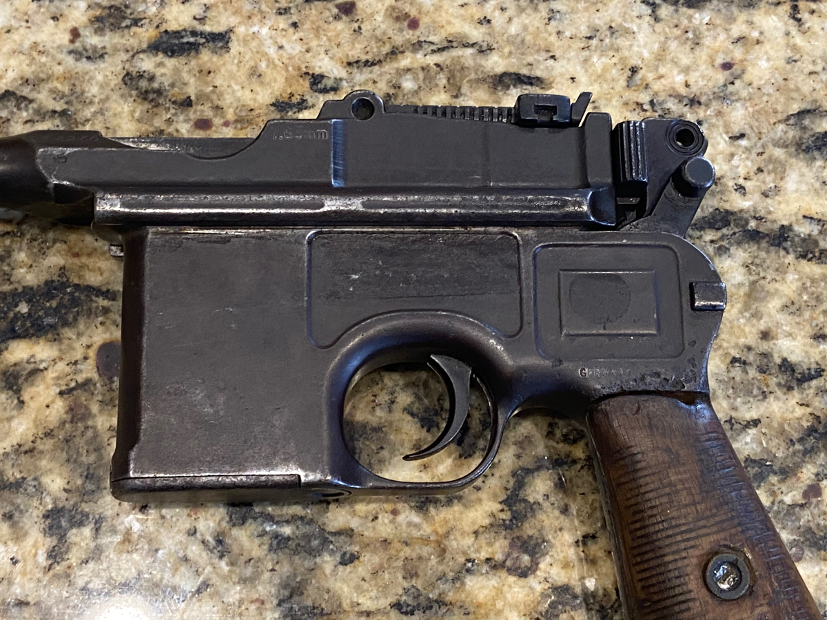 Mauser C96 Ww1 Import Marked With Holster Stock 7.63x25mm Mauser For ...