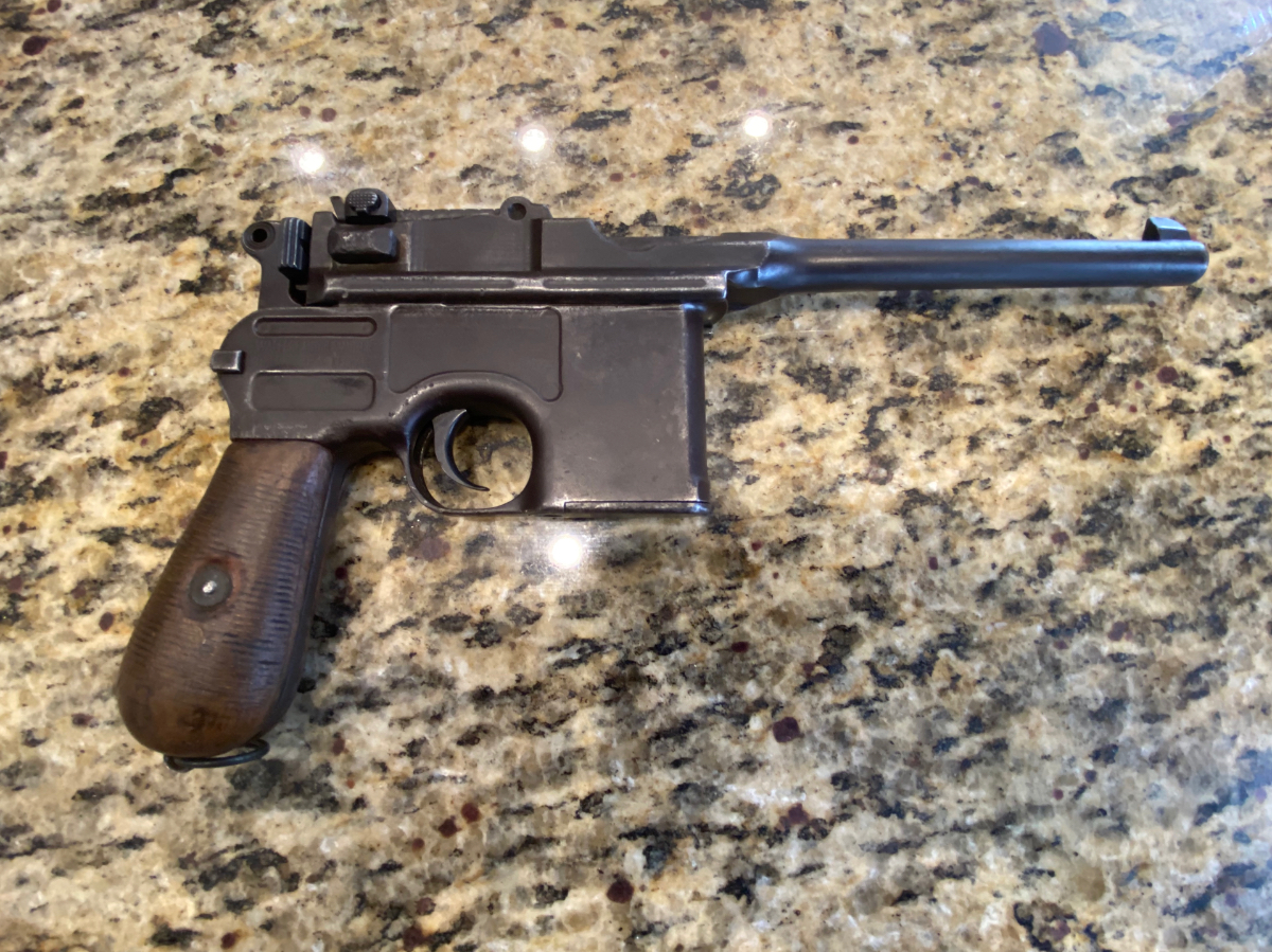 Mauser C96 Ww1 Import Marked With Holster Stock 7.63x25mm Mauser For ...