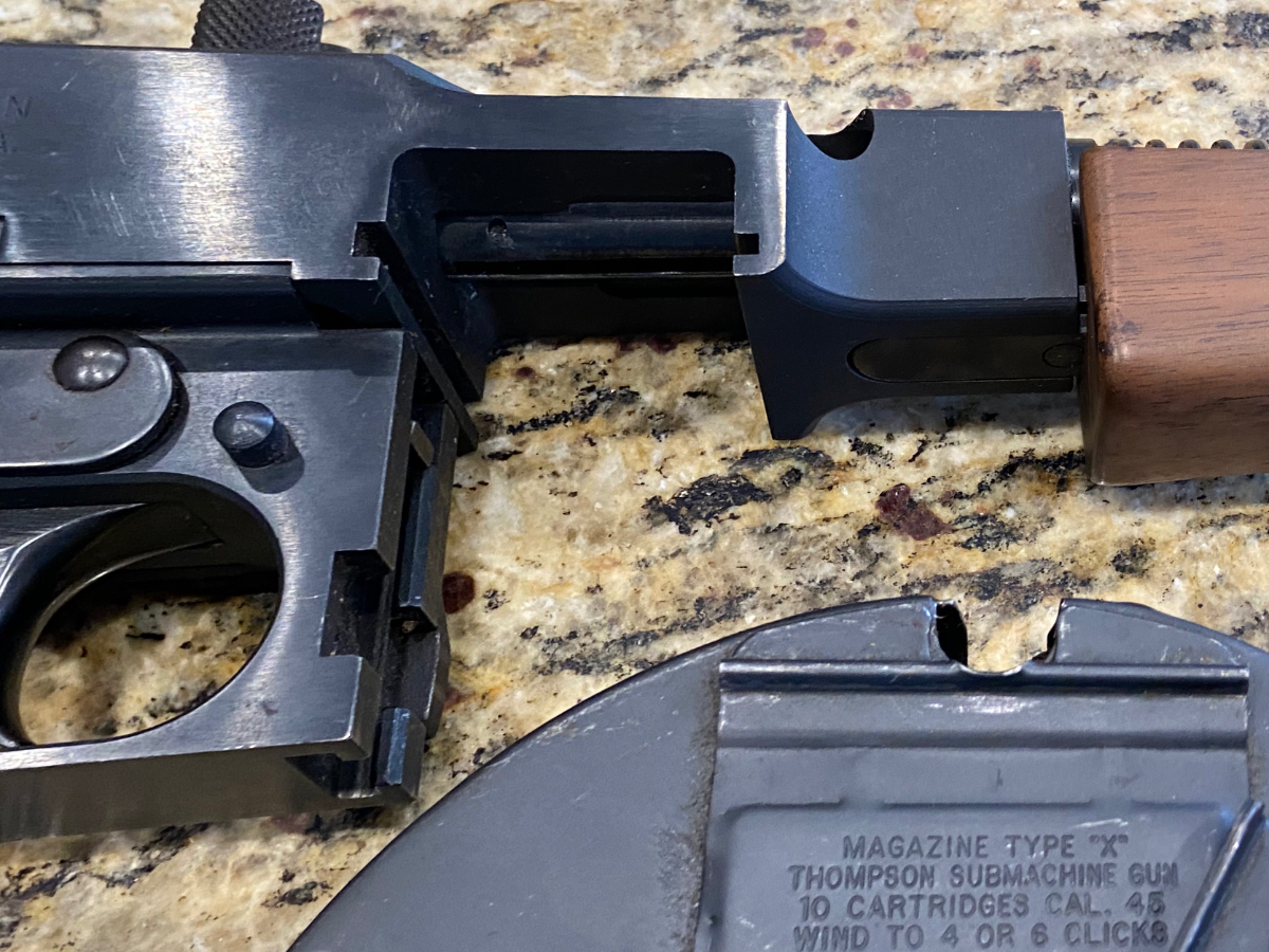 Thompson Auto-Ordnance 1927 A1 Thompson Lyman Sights, Cutts Compensator ...