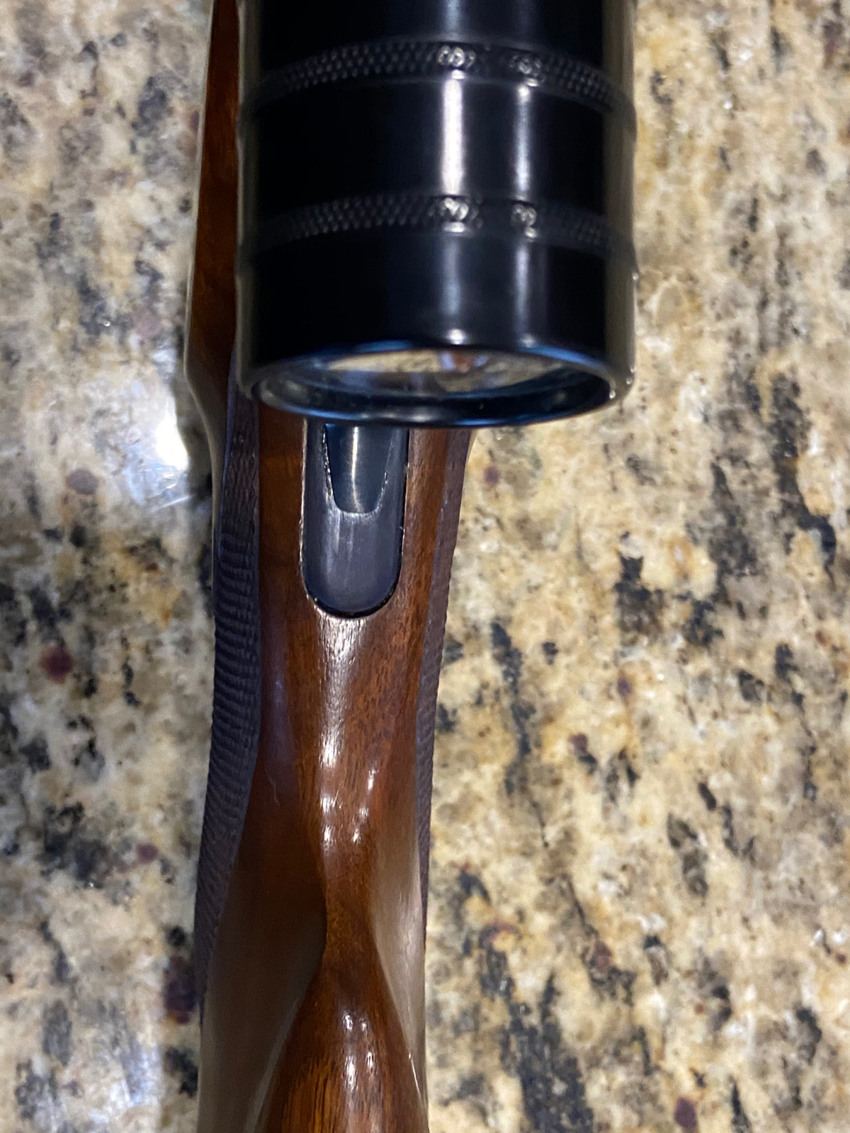 This is a Ruger Number One with a semi vintage Redfield 16 Power Scope ...