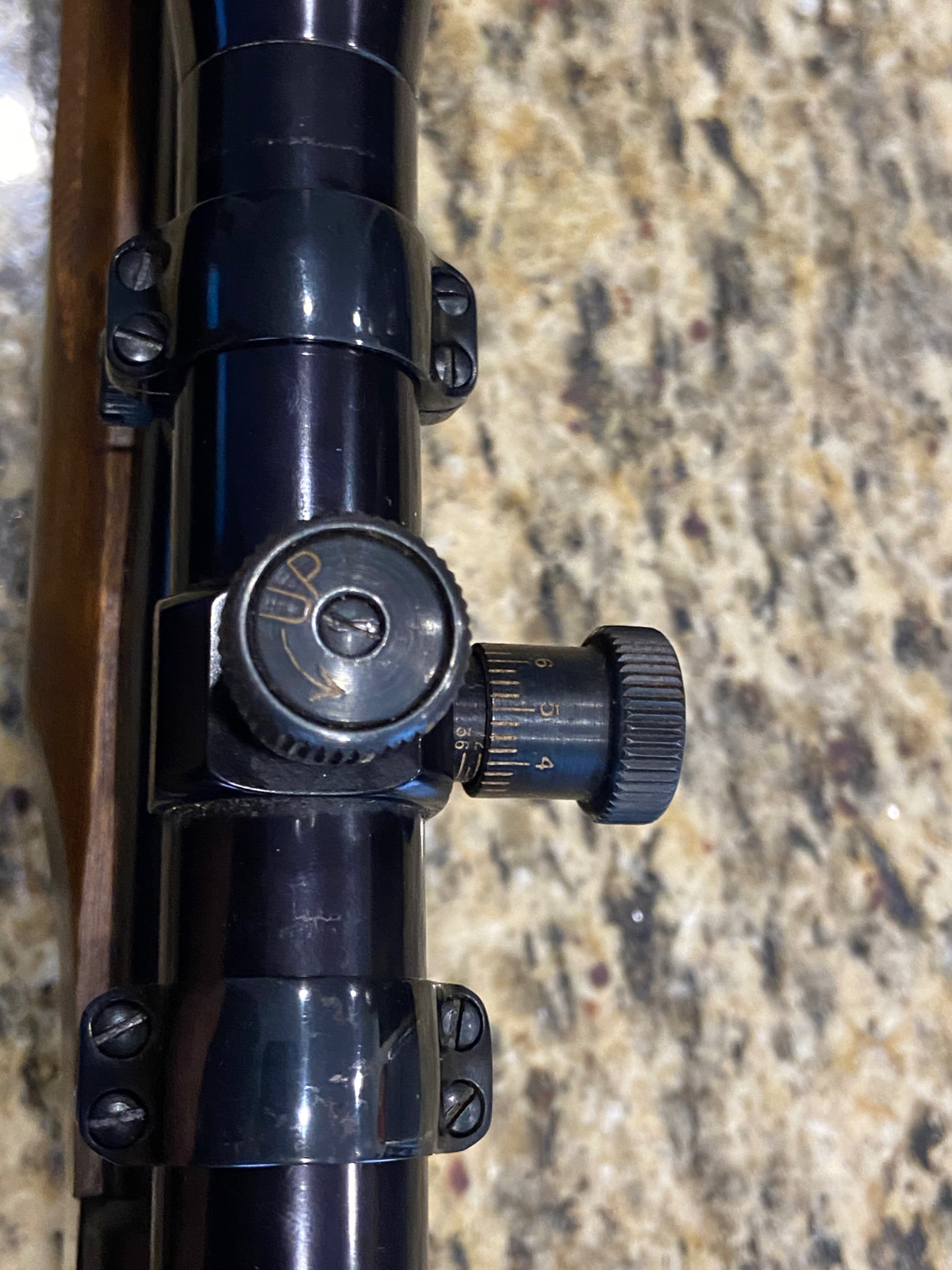 This is a Ruger Number One with a semi vintage Redfield 16 Power Scope ...