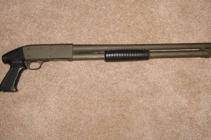Ithaca Model 37 Pistol Grip Riot Gun 1960`S 12 Gauge For Sale at ...