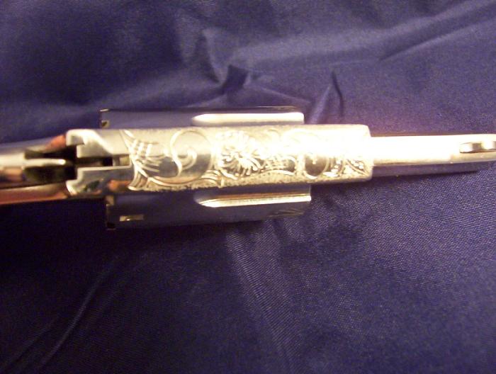 North American Arms Naa Engraved Stainless 22 Mag 5 Shot Mini Revolver ...