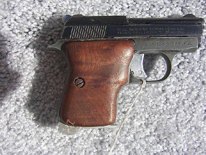 F.I.E. Fie Titan 25 Auto Pistol Wood Grips $1 No Reserve For Sale at ...