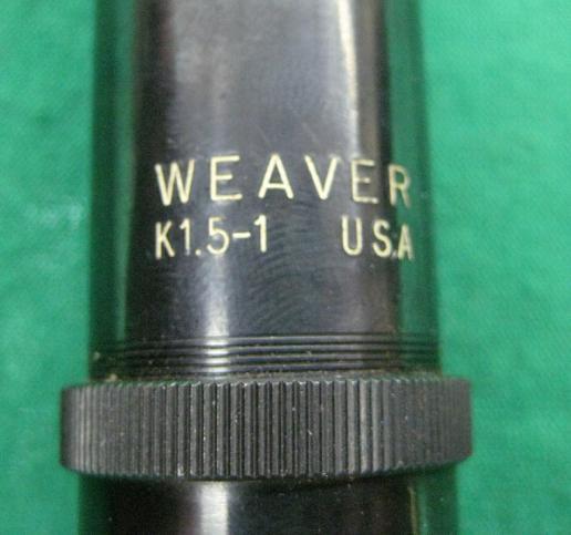 Older Weaver K1.5-1 Micro-Trac Duplex Rifle Scope For Sale at ...