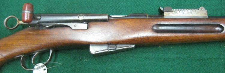 SWISS SCHMIDT RUBIN M1911 CARBINE RIFLE 308 WIN ADJ IRON SIGHTS BOX MAG C&R
