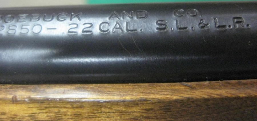 Sears & Roebuck Model 43 22 Short Long Long Rifle Tube Feed Scope ...