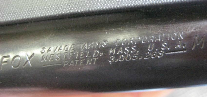 Savage Fox Model B Bse-C Side By Side Shotgun Single Trigger W ...