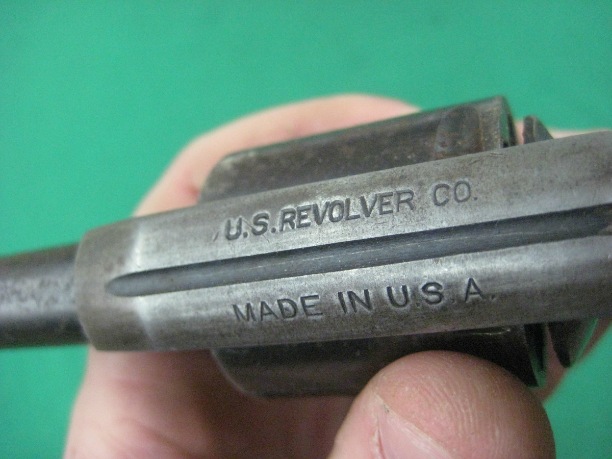 U.S. REVOLVER CO DOUBLE/SINGLE ACTION - REVOLVER WALNUT GRIPS 6 SHOT ...