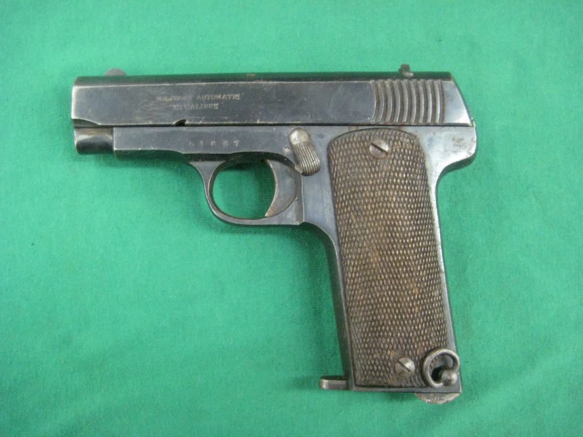 FRENCH RUBY PISTOL M1915 WWI - MILITARY SEMI AUTO PISTOL MADE IN SPAIN ...