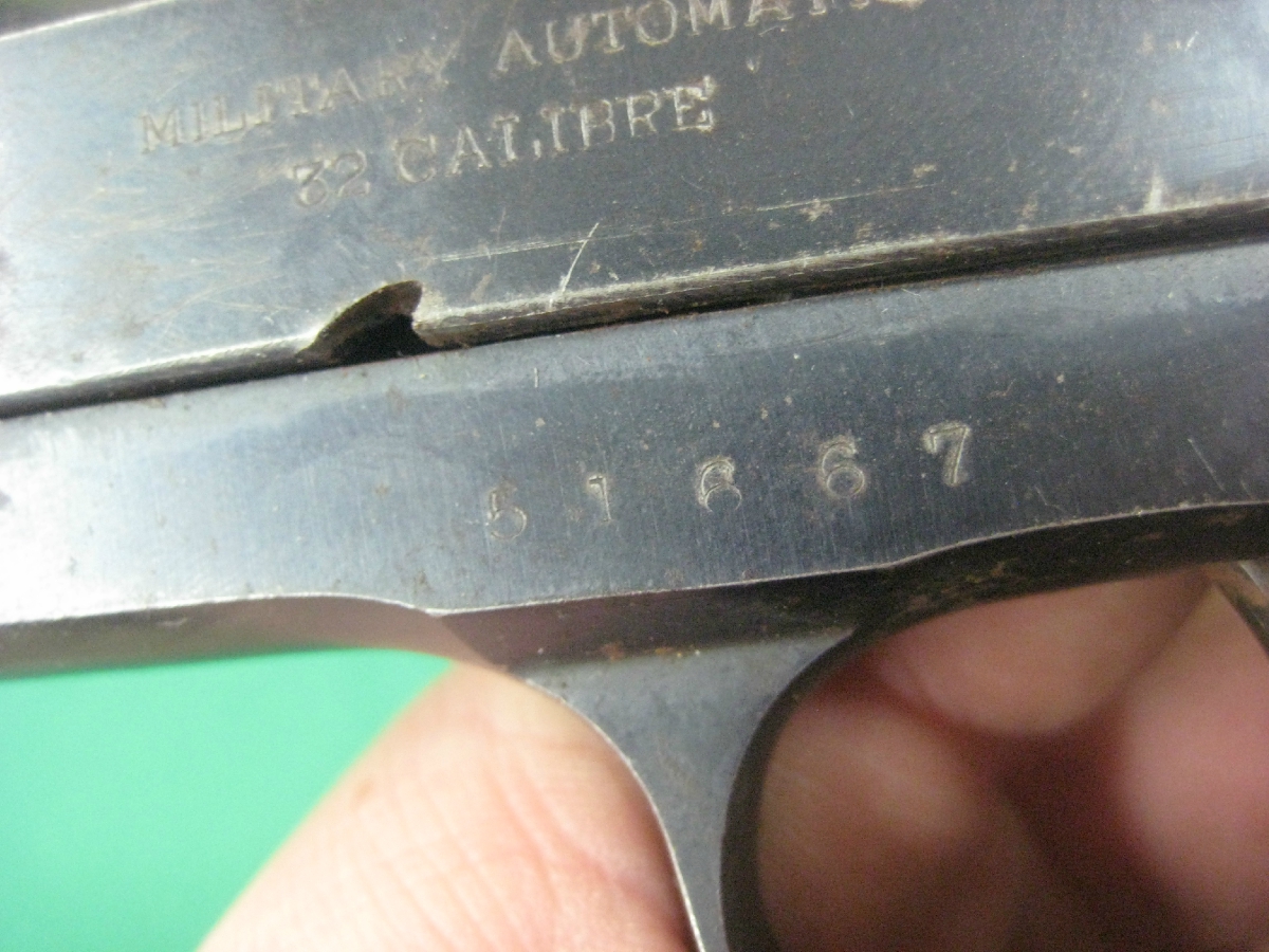 French Ruby Pistol M1915 Wwi Military Semi Auto Pistol Made In Spain ...