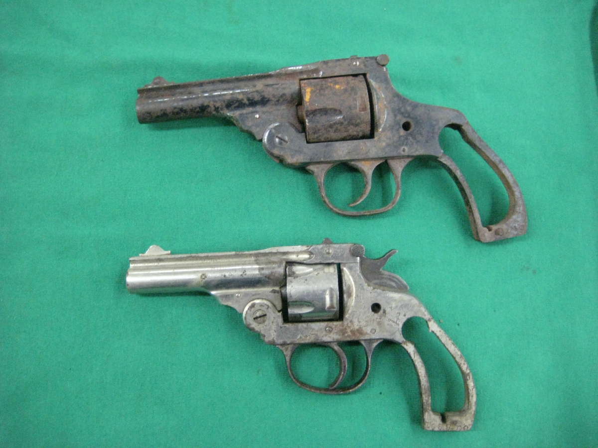Lot Of 2 National Arms Top Break Revolvers Chrome Nickle Plated Blued ...