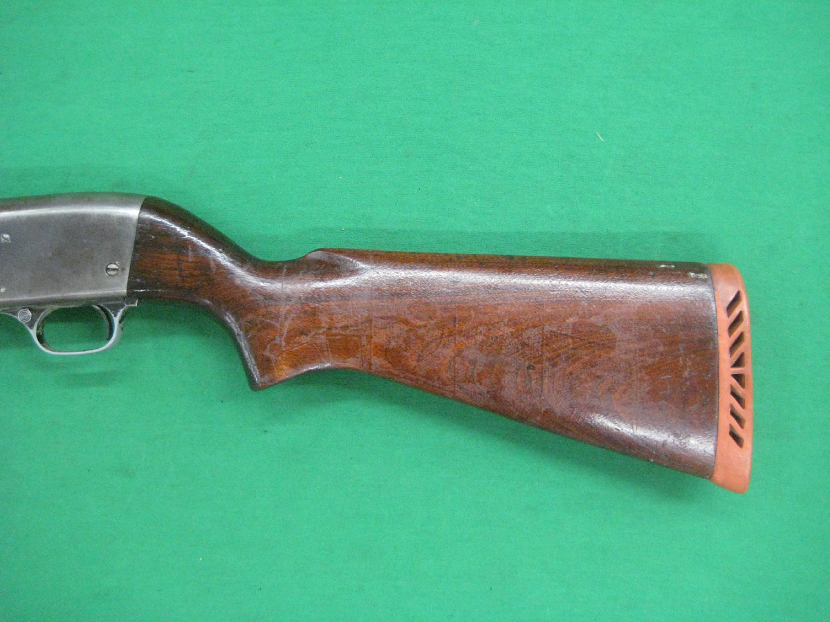 Stevens Savage Model 820b Pump Action Shotgun Walnut Steel Full Choke ...