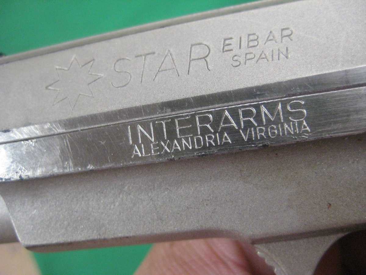 Interarms Star Firestar Semi Auto Pistol Compact Carry All Metal ...