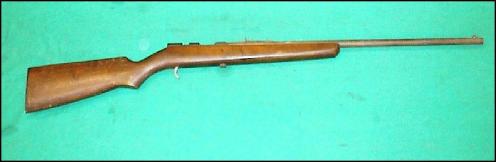 Ranger Model M34 Bolt Action 22 Lr Single Shot Walnut Stock Steel Butt ...