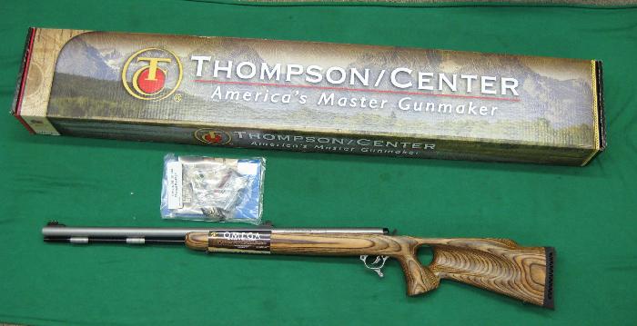 Thompson Center Omega 50cal Lh Lefthand Thumbhole Wood Stock Stainless ...