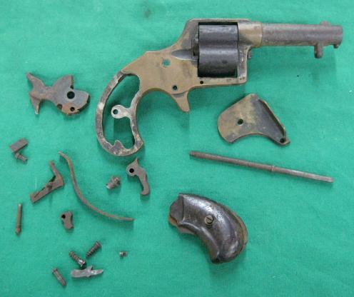 Colt House Model Revolver 3 41 Rimfire Cloverleaf 4 Shot Super Antique ...